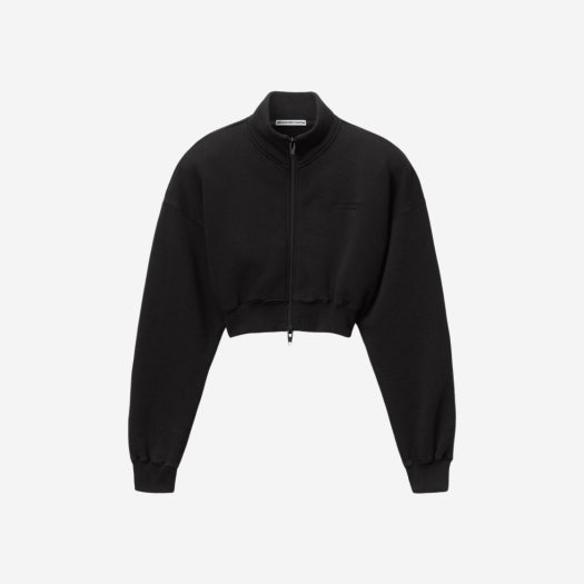 (W) 알렉산더 왕 클래식 테리 크롭 자켓 헤더 그레이 | Alexander Wang | KREAM