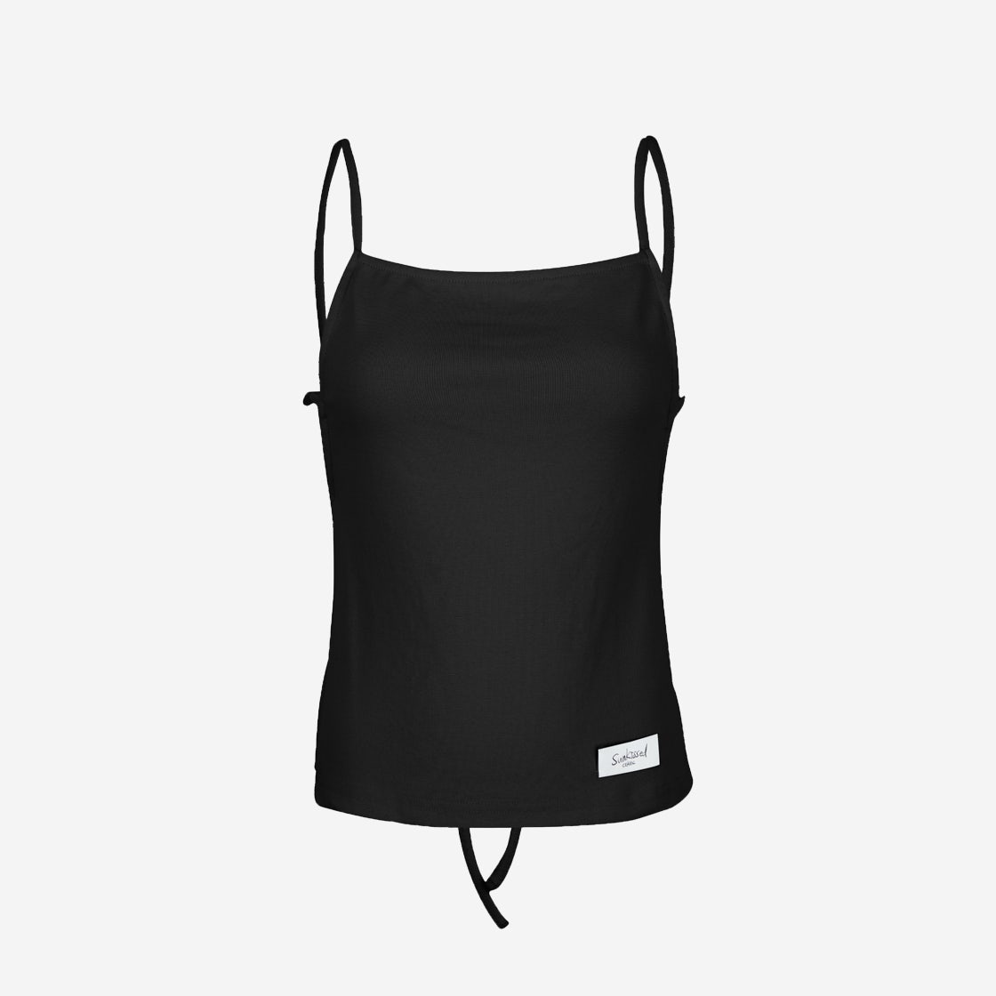 세릭 우먼 오픈 백 스트링 슬리브리스 블랙 | CERRIC | KREAM