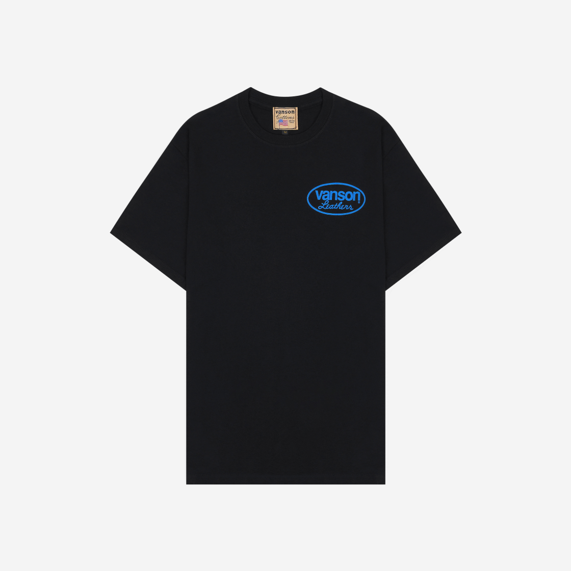 밴슨 T2R 티셔츠 블랙 블루 | Vanson | KREAM