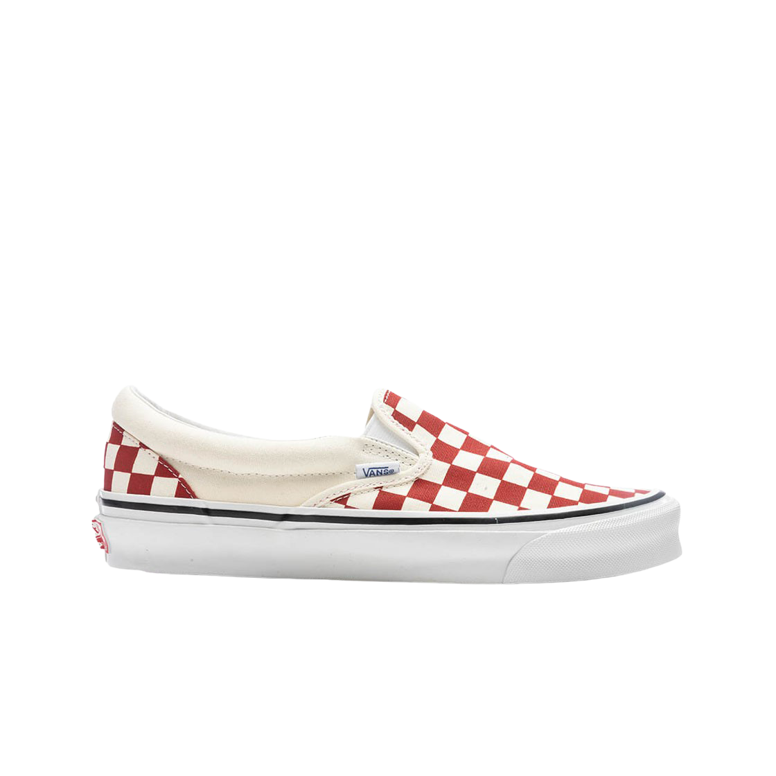 반스 볼트 OG 클래식 슬립온 LX 체커보드 레이싱 레드 | Vans | KREAM