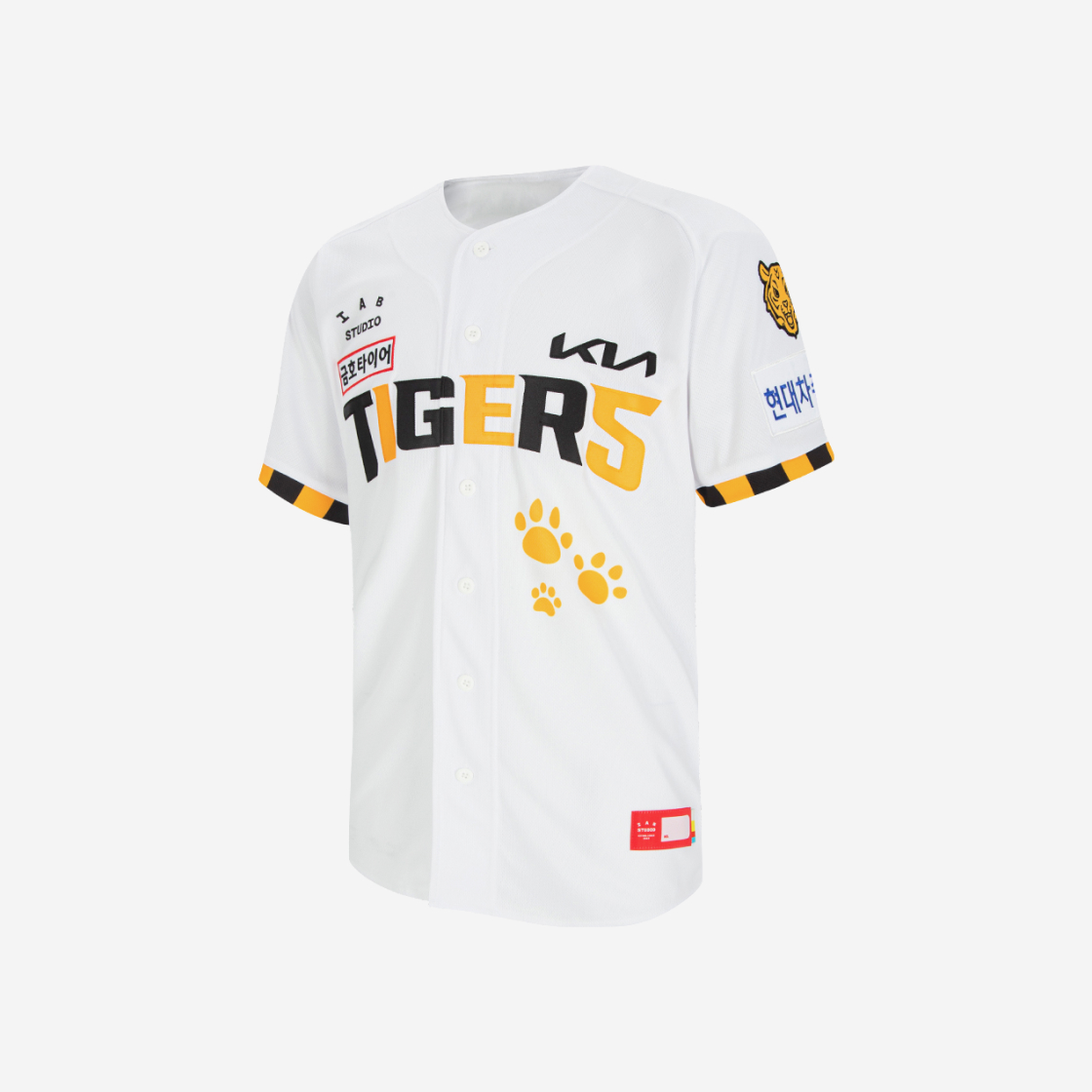 아이앱 스튜디오 x 기아 타이거즈 어센틱 갸린이 유니폼 화이트 (논 마킹 버전) | IAB Studio | KREAM