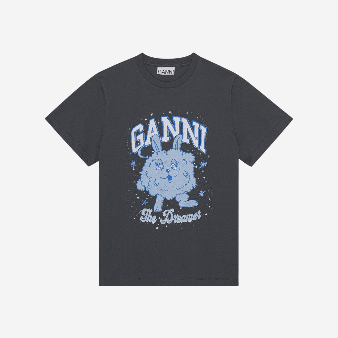 (W) 가니 릴렉스드 드림 버니 티셔츠 볼캐닉 애쉬 | Ganni | KREAM