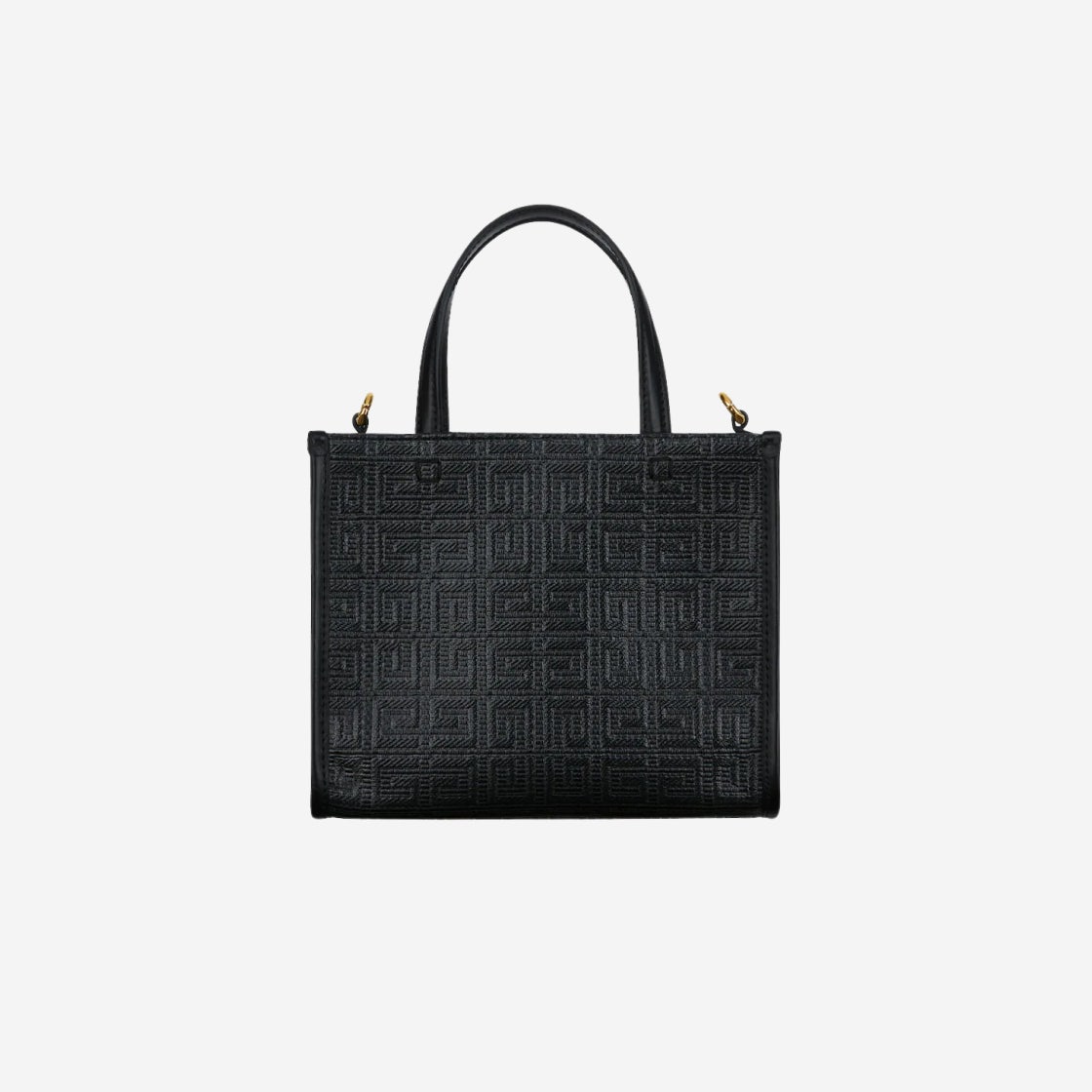 지방시 4G 코티드 캔버스 미니 G 토트 쇼핑백 블랙 | Givenchy | KREAM