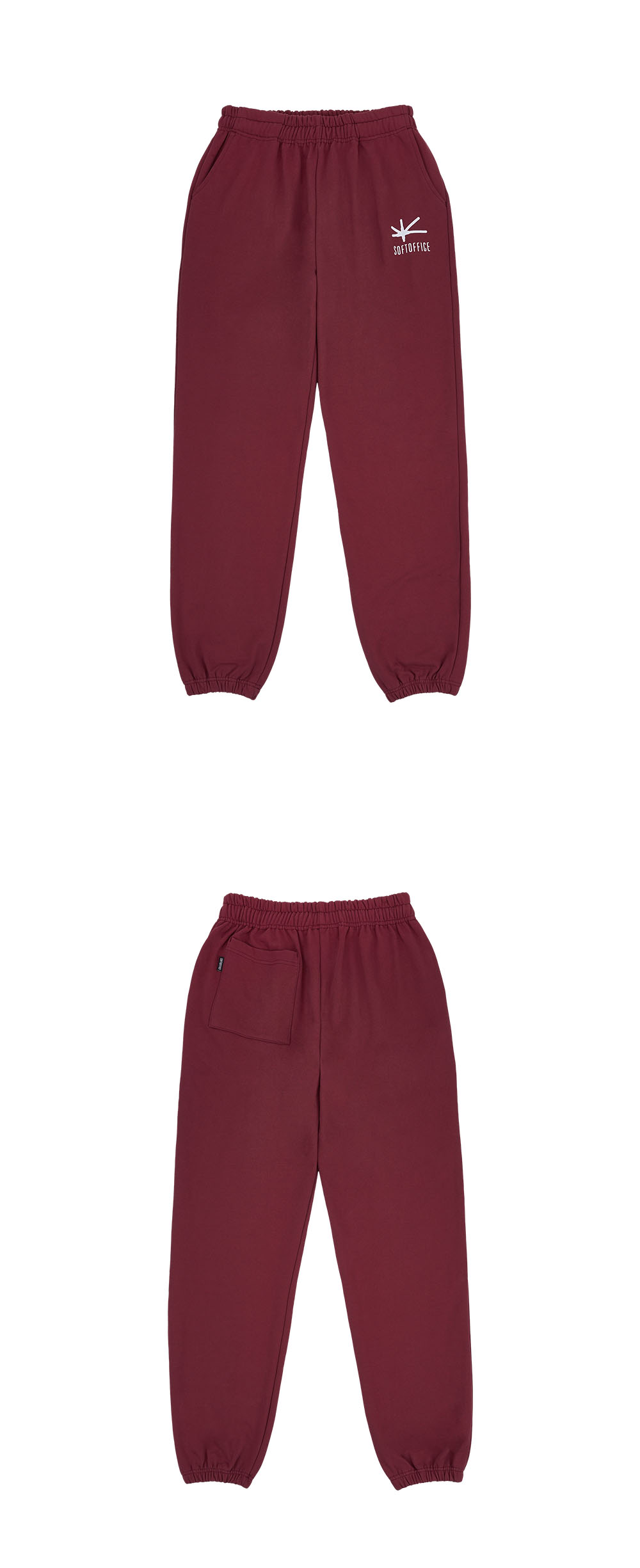소프트오피스 커뮤니티 스웻 팬츠 - 버건디 | Softoffice | KREAM