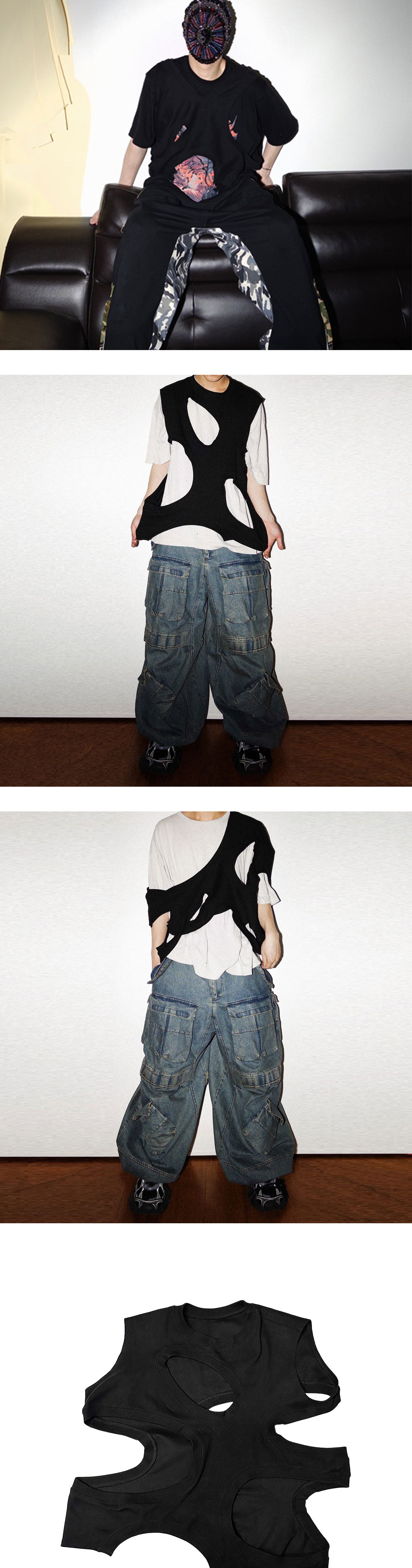 [KREAM 단독] 아워파스 055 터틀 애드온 베스트 블랙 | Ourpas | KREAM