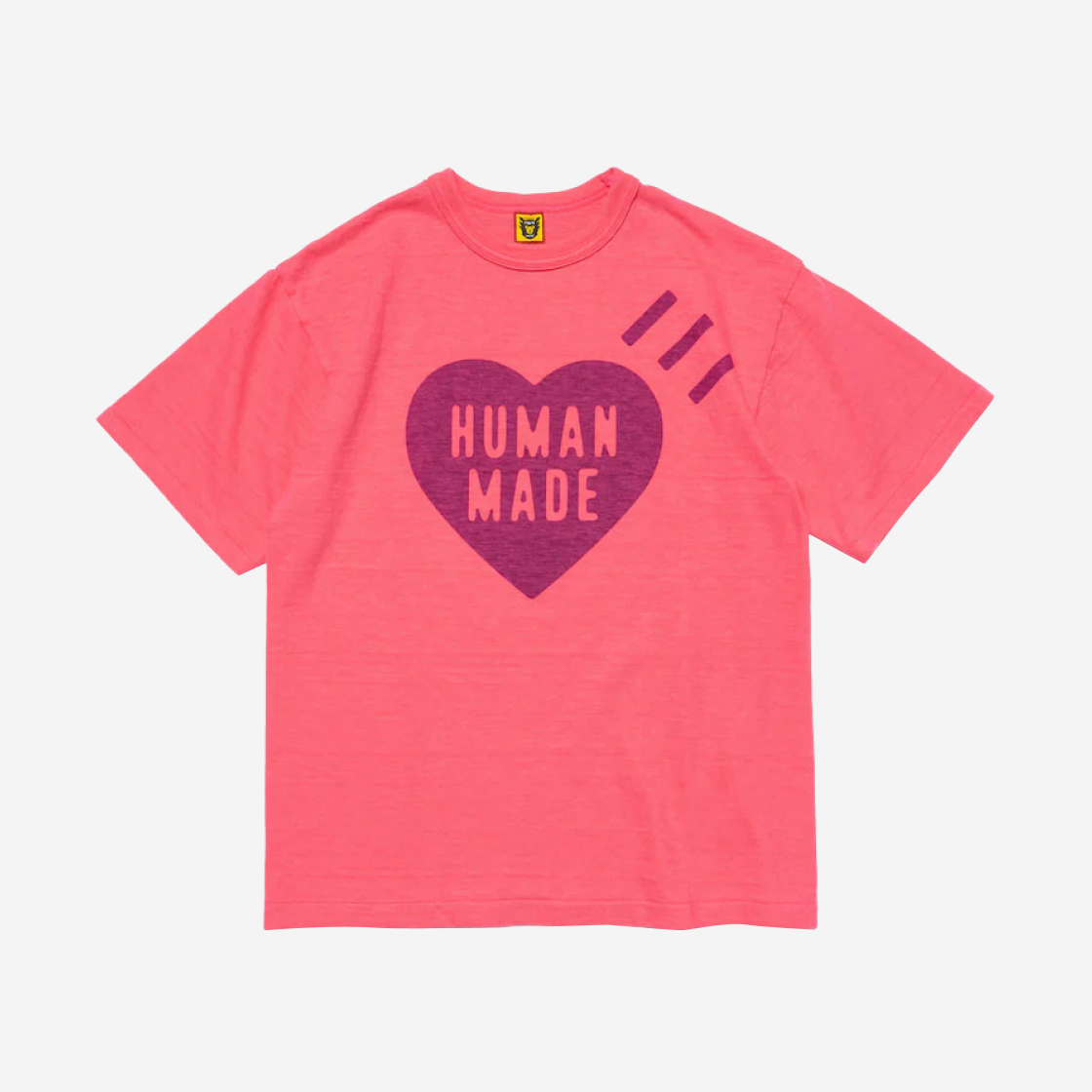 휴먼 메이드 컬러 #1 티셔츠 핑크 | Human Made | KREAM