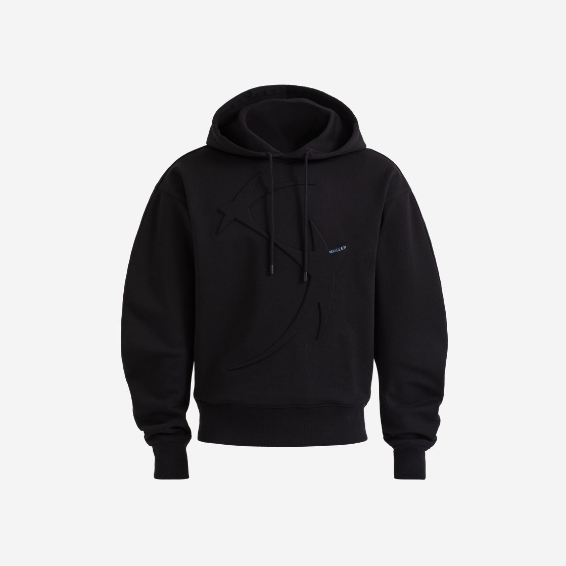 에이치앤엠 x 뮈글러 스타 모티프 후드 블랙 | H&M | KREAM