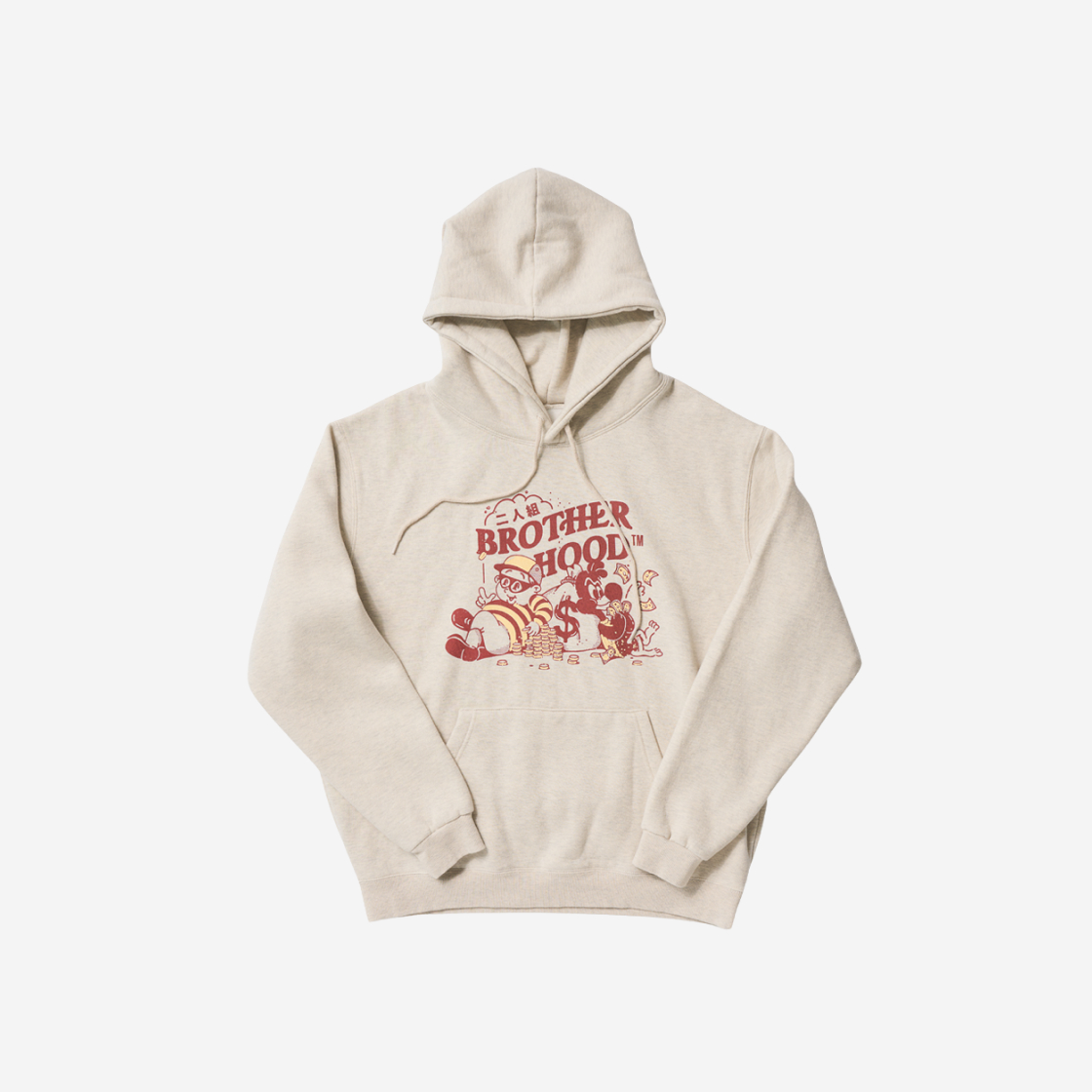 빠더너스 x 모베러웍스 브라더 후드 파트 2 오트밀 그레이 | BDNS | KREAM