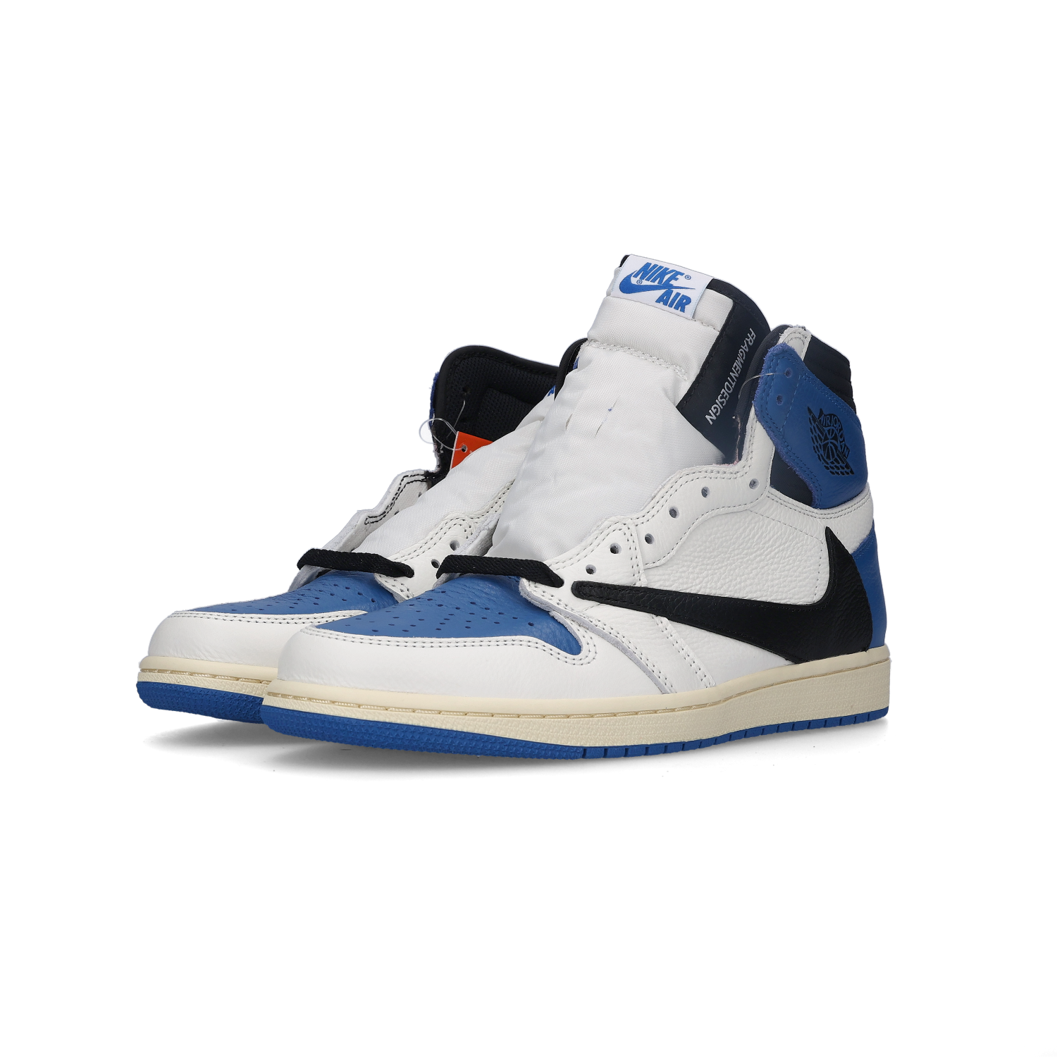 조던 1 x 트래비스 스캇 x 프라그먼트 레트로 하이 OG SP 밀리터리 블루 | KREAM