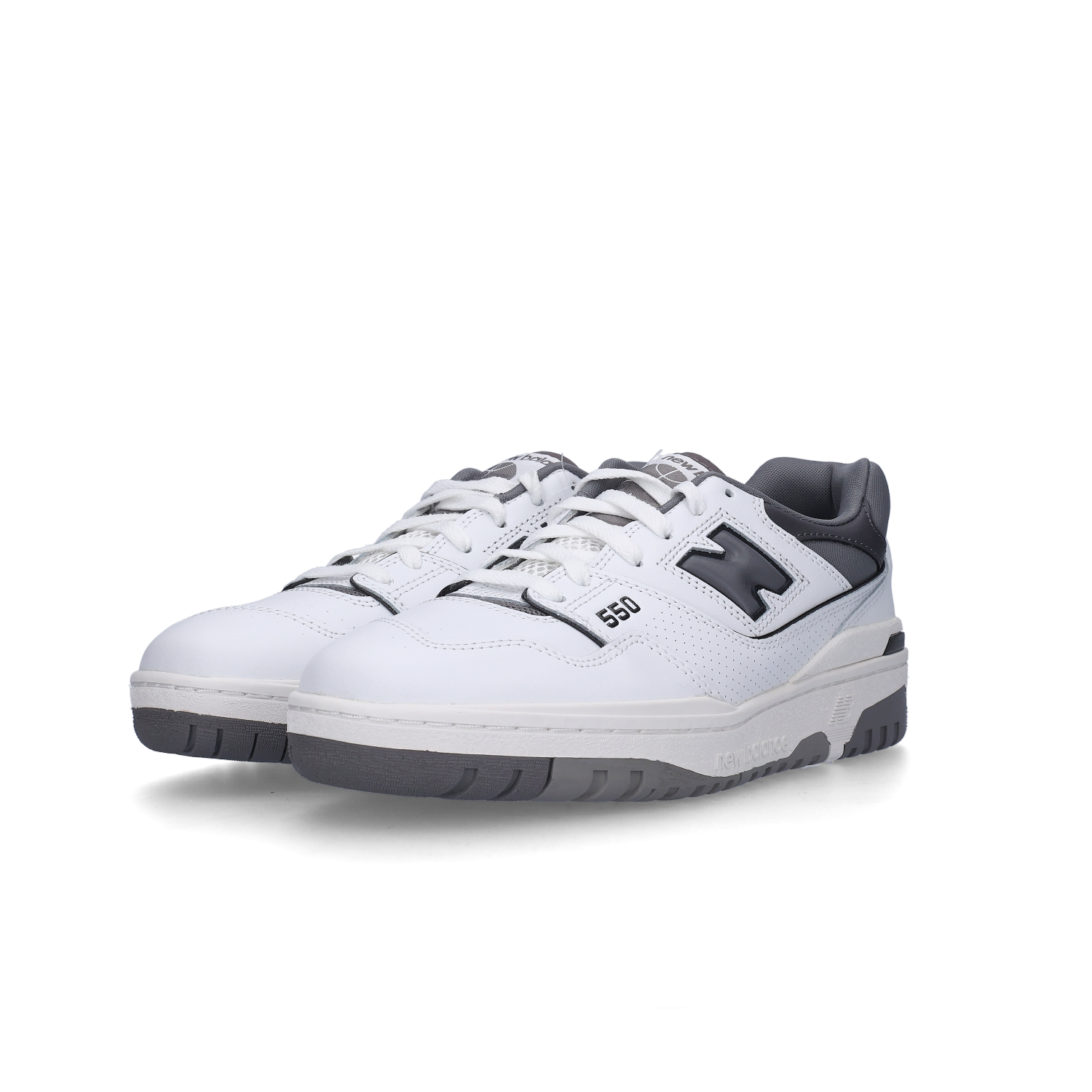 뉴발란스 550 화이트 그레이 다크 그레이 - 2E 와이드 | KREAM