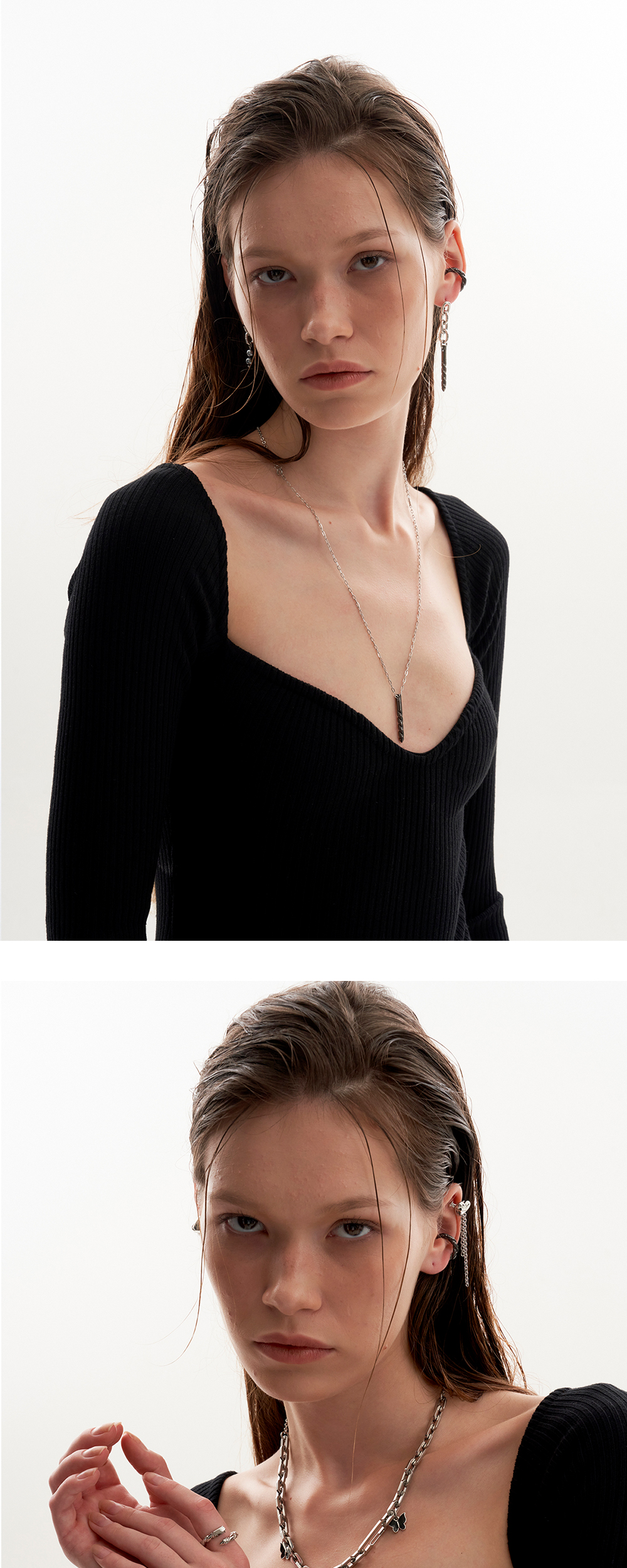 센티멍 넘버 280 이어커프 블랙 | SENTIMENTS | KREAM