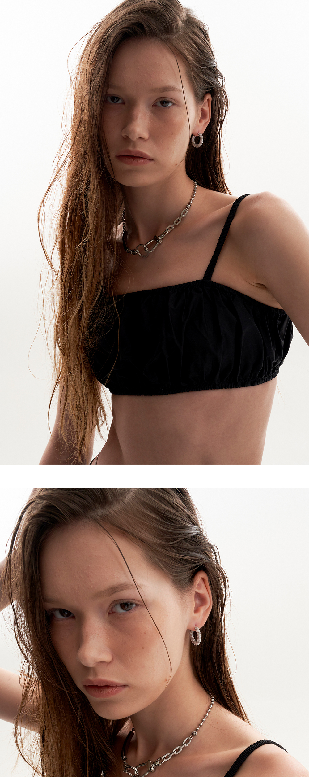 센티멍 넘버 262 이어링 실버 | SENTIMENTS | KREAM