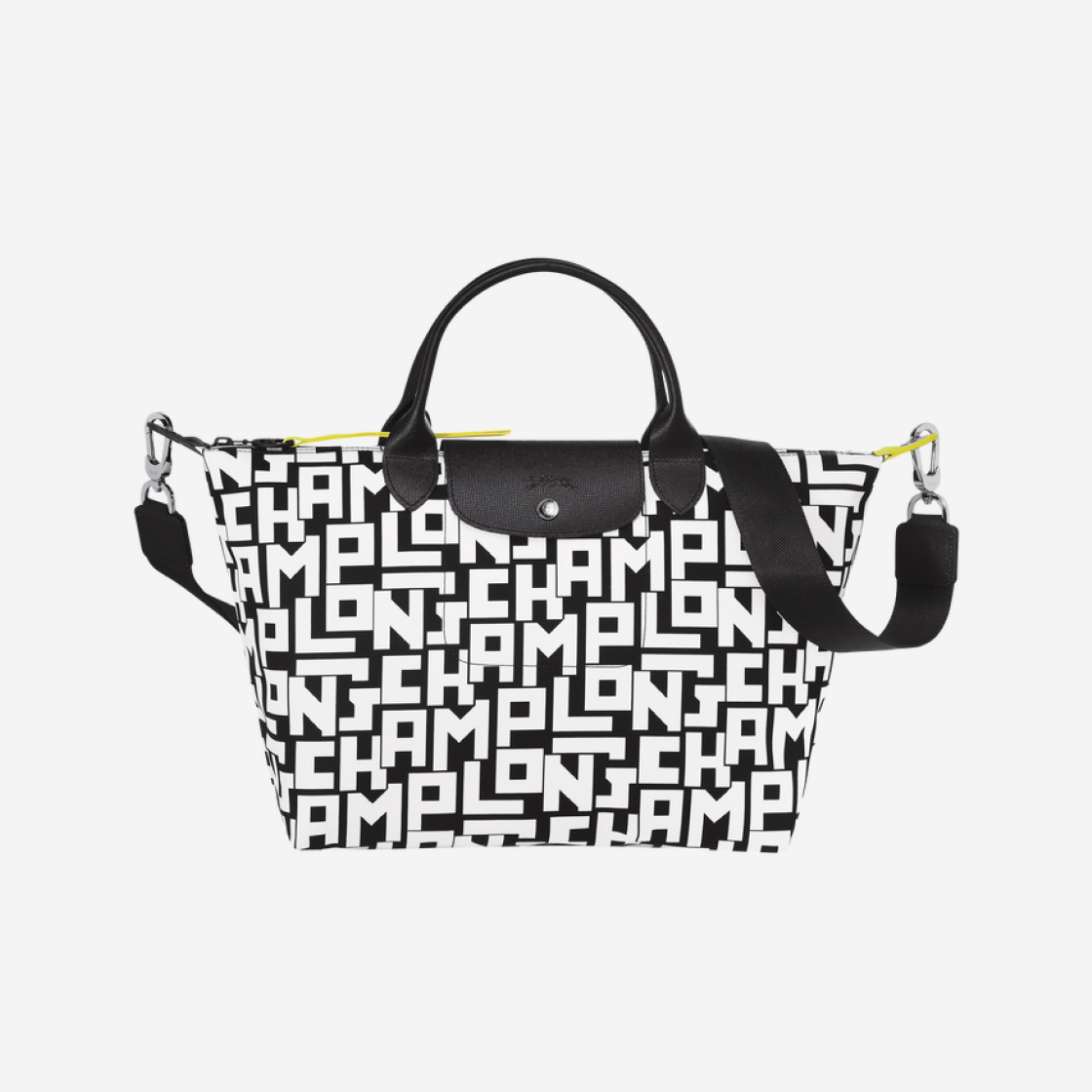 롱샴 르 플리아쥬 LGP 핸드백 L 블랙 화이트 | Longchamp | KREAM