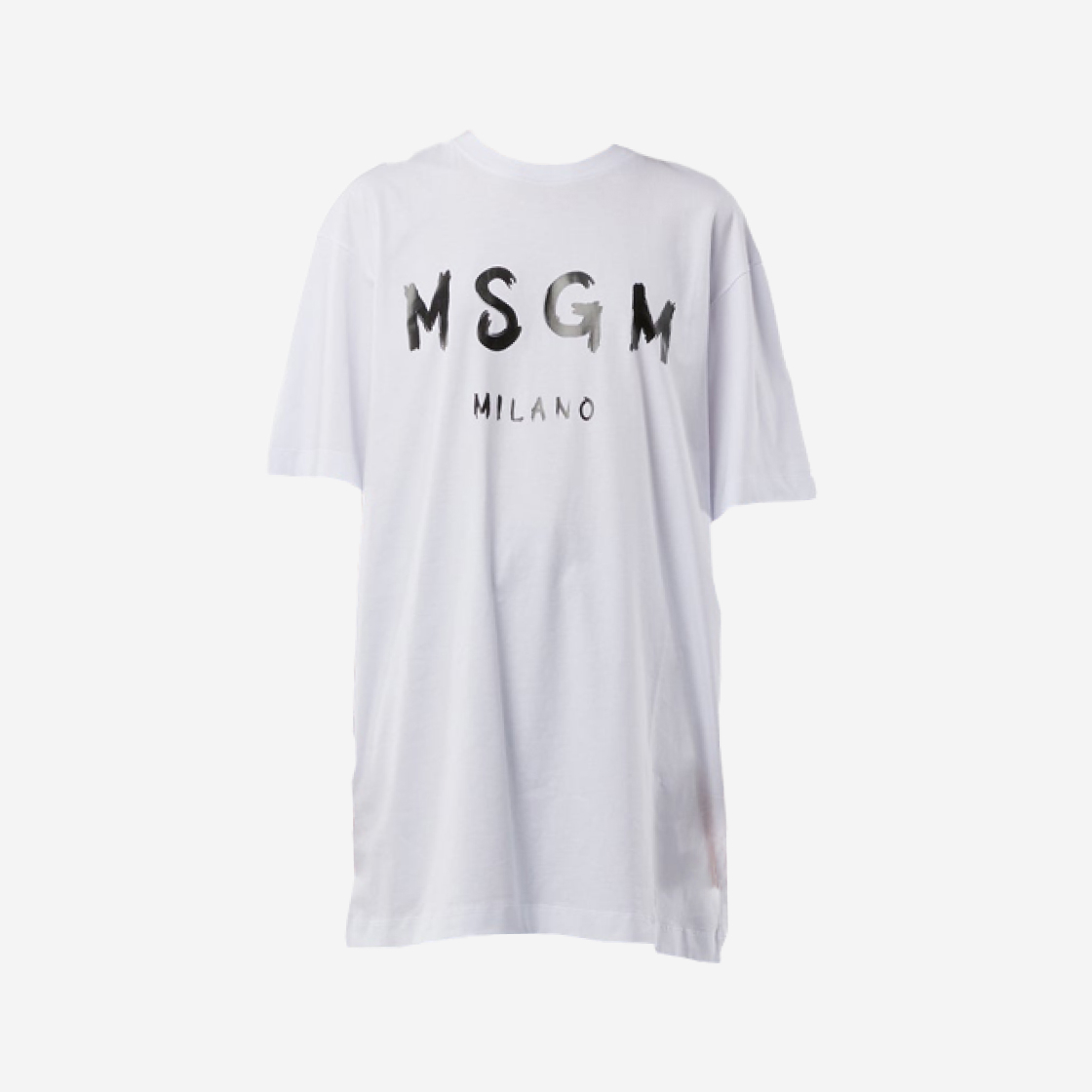 (W) 엠에스지엠 숏슬리브 코튼 드레스 화이트 | MSGM | KREAM