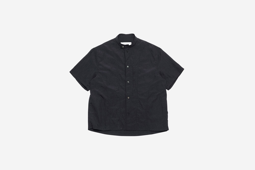 알렌느 바이커 디테일 3D 1/2 셔츠 블랙 | Haleine | KREAM