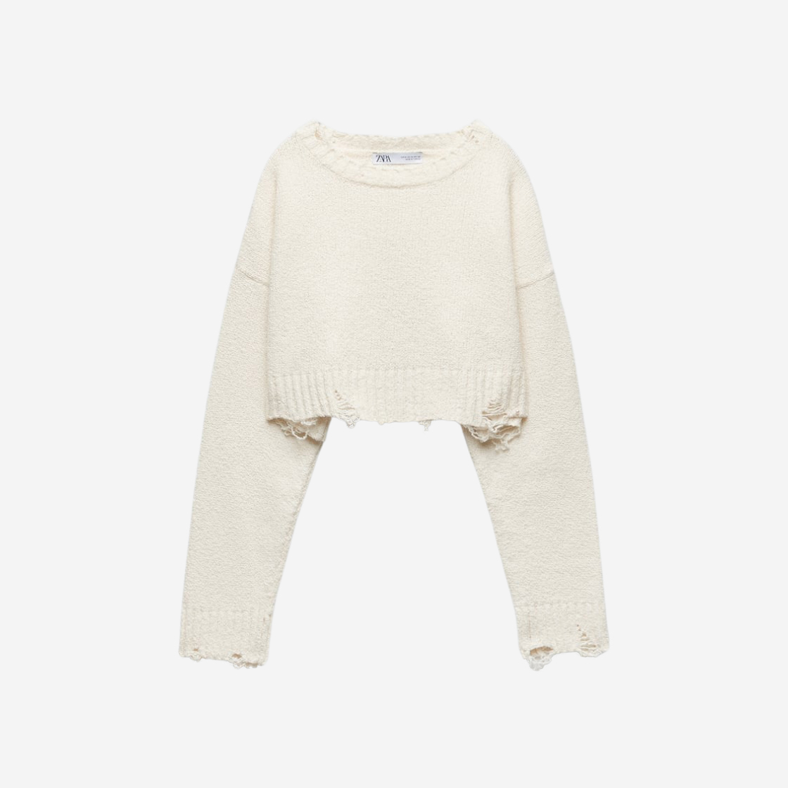 (W) Zara Ripped Cropp... STYLE | KREAM