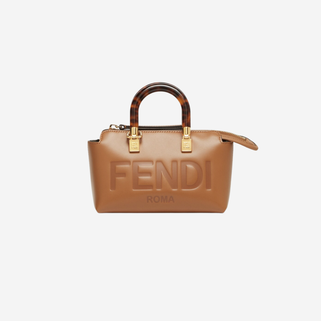 펜디 바이 더 웨이 레더 스몰 보스턴백 브라운 | Fendi | KREAM