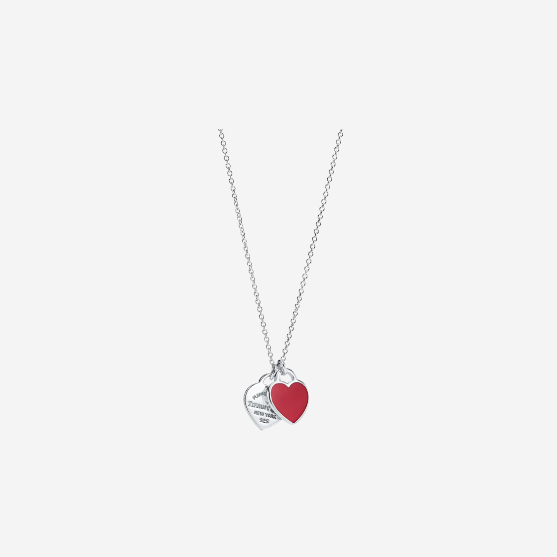 Heart red necklace store