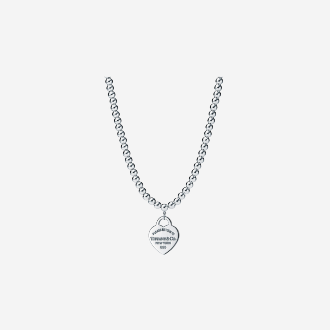 Tiffany silver pendant necklace store