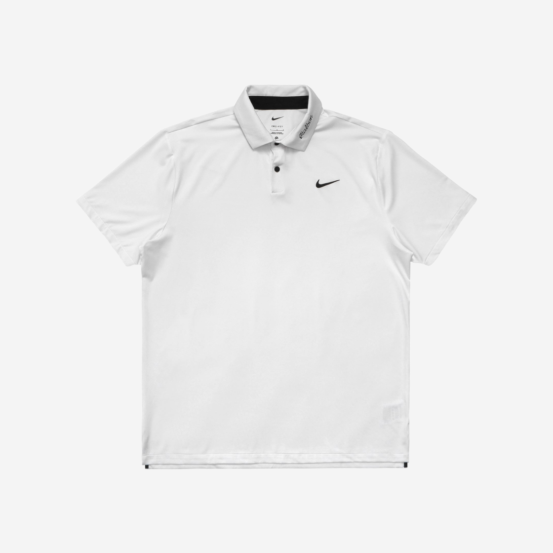 말본 골프 x 나이키 드라이핏 투어 솔리드 폴로 화이트 | Malbon Golf | KREAM