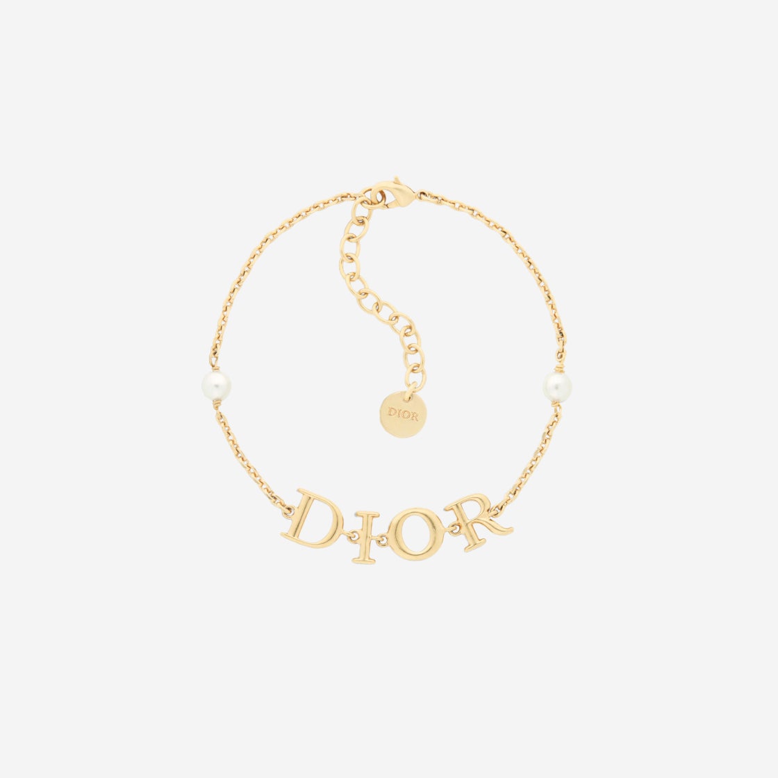 (W) 디올 디오레볼루션 브레이슬릿 골드 피니쉬 메탈 화이트 레진 펄 | Dior | KREAM