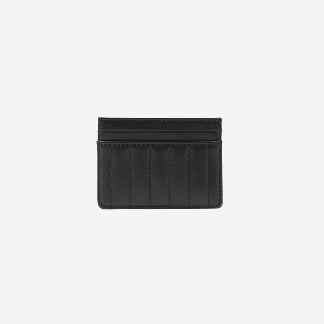 버버리 퀼티드 레더 롤라 카드 케이스 블랙 팔라듐 Burberry Kream