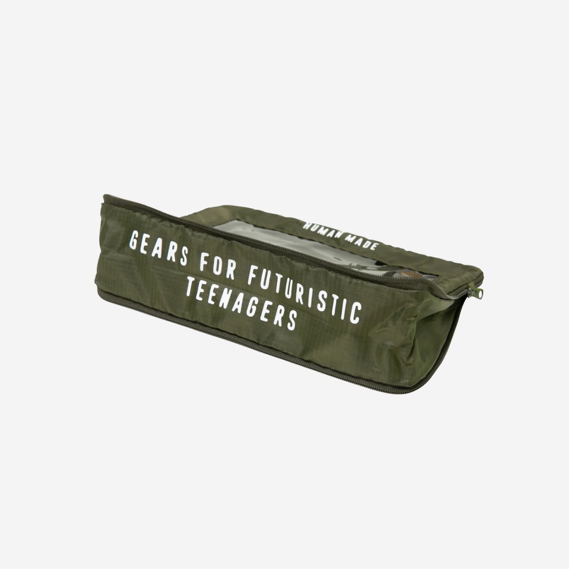 휴먼 메이드 트래블 케이스 라지 올리브 드랩 | Human Made | KREAM