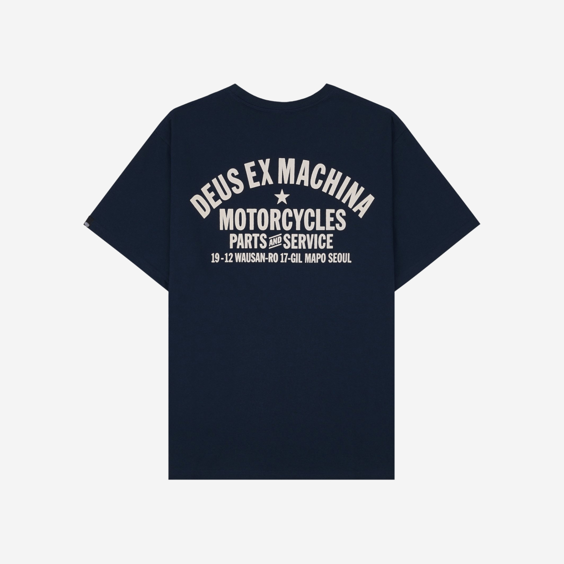 데우스 엑스 마키나 서울 어드레스 티셔츠 네이비 | Deus Ex Machina | KREAM