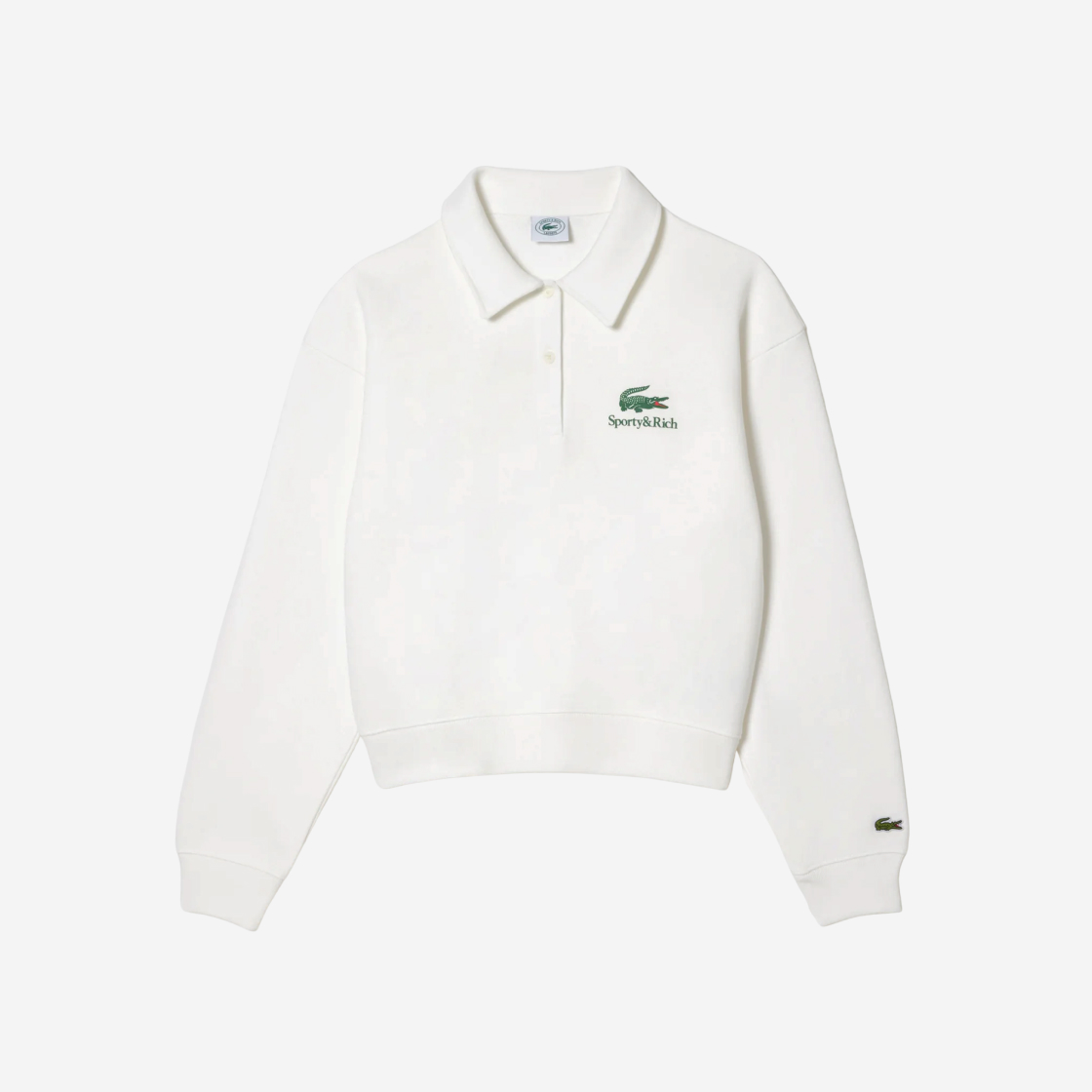 (W) 스포티 앤 리치 x 라코스테 세리프 폴로 파린 | Lacoste | KREAM