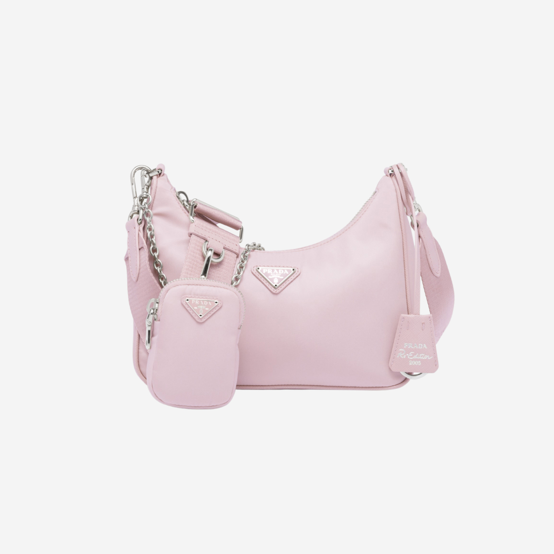 프라다 리에디션 2005 리나일론 백 앨러배스터 핑크 | Prada | KREAM