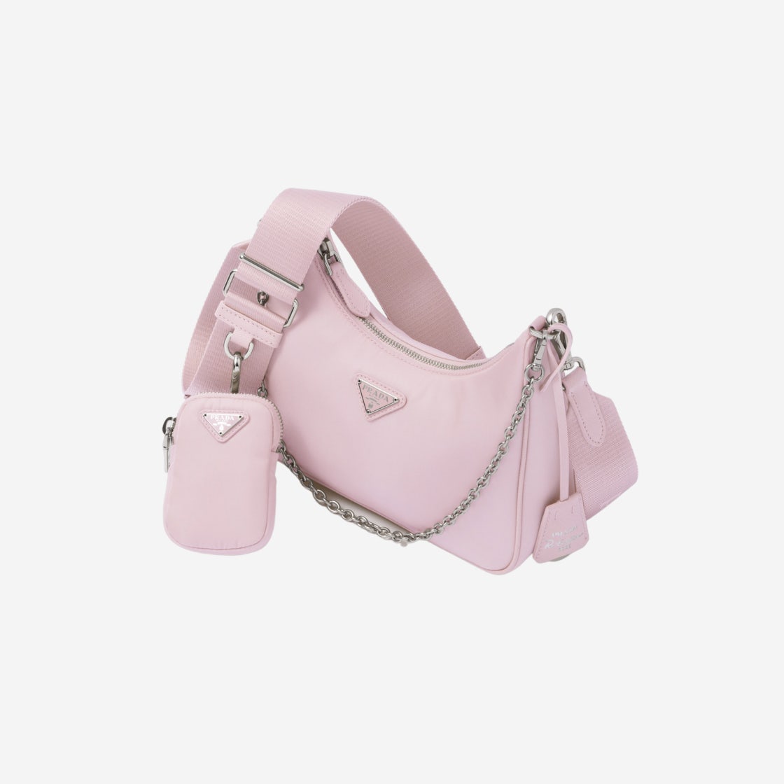 프라다 리에디션 2005 리나일론 백 앨러배스터 핑크 | Prada | KREAM