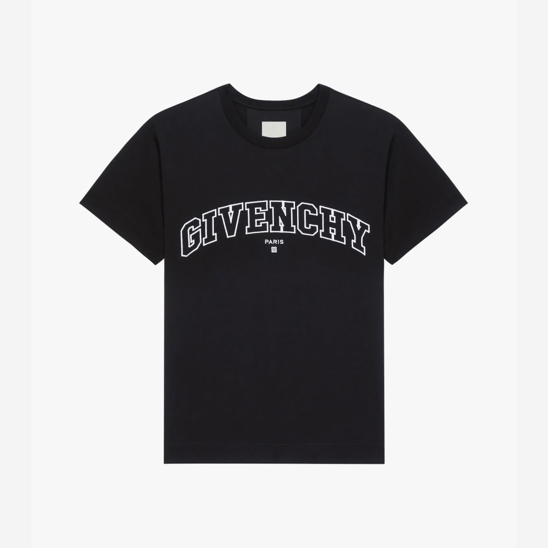 지방시 코튼 컬리지 티셔츠 블랙 | Givenchy | KREAM