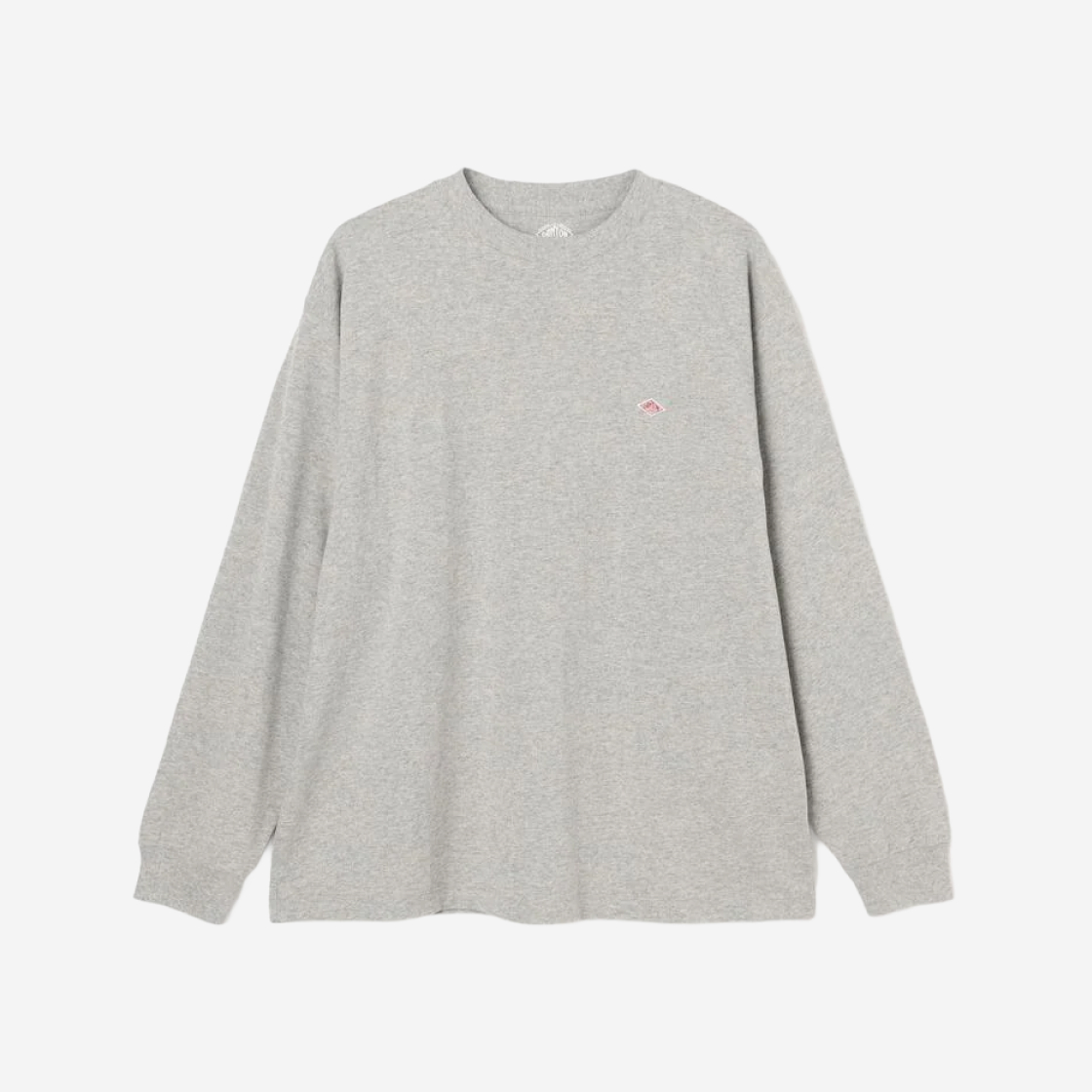 단톤 플레인 롱슬리브 티셔츠 탑 그레이 | Danton | KREAM