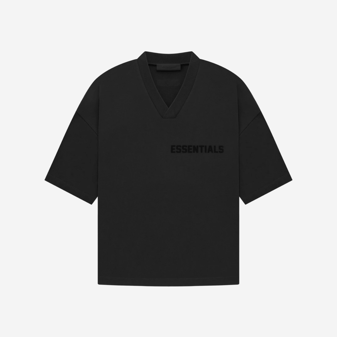 에센셜 더 블랙 컬렉션 브이넥 블랙 - 23SS | Essentials | KREAM