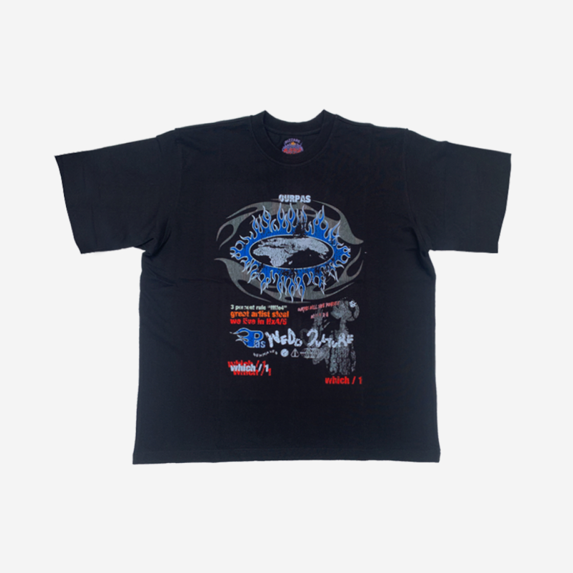 아워파스 x 비자레 이매지네이션 갤러리아 익스클루시브 티셔츠 G-001 인피니티 블랙 | Ourpas | KREAM