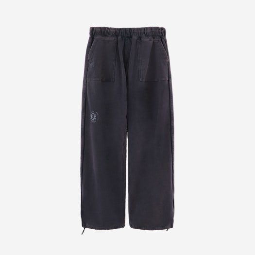 폴리테루 x 1011 갤러리 퍼티그 스웨트팬츠 다크 퍼플 네이비 - 23SS | Polyteru | KREAM