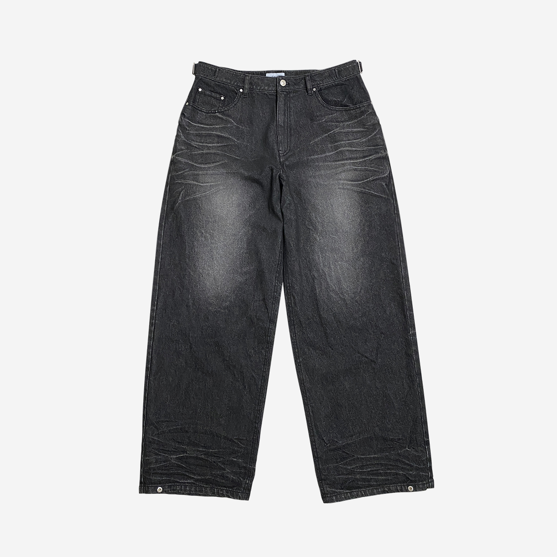 오엠오 루징 데님 팬츠 워시드 블랙 | OMO | KREAM