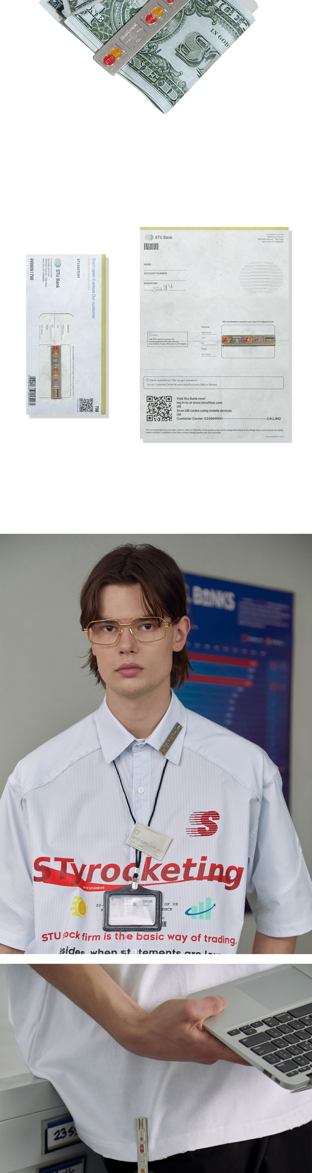 에스티유 메탈 로고 핀 클립 | STU | KREAM