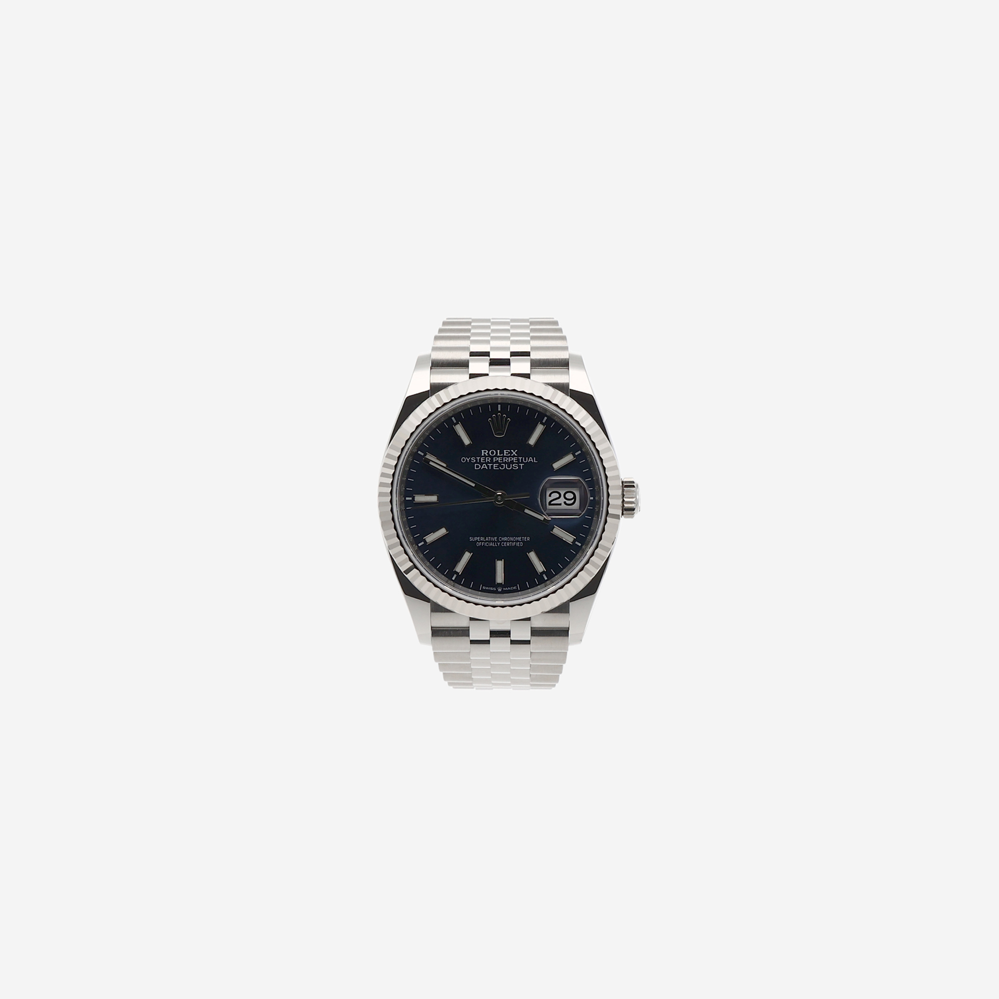 롤렉스 데이트저스트 36mm 126234 브라이트 블루 쥬빌리 | KREAM