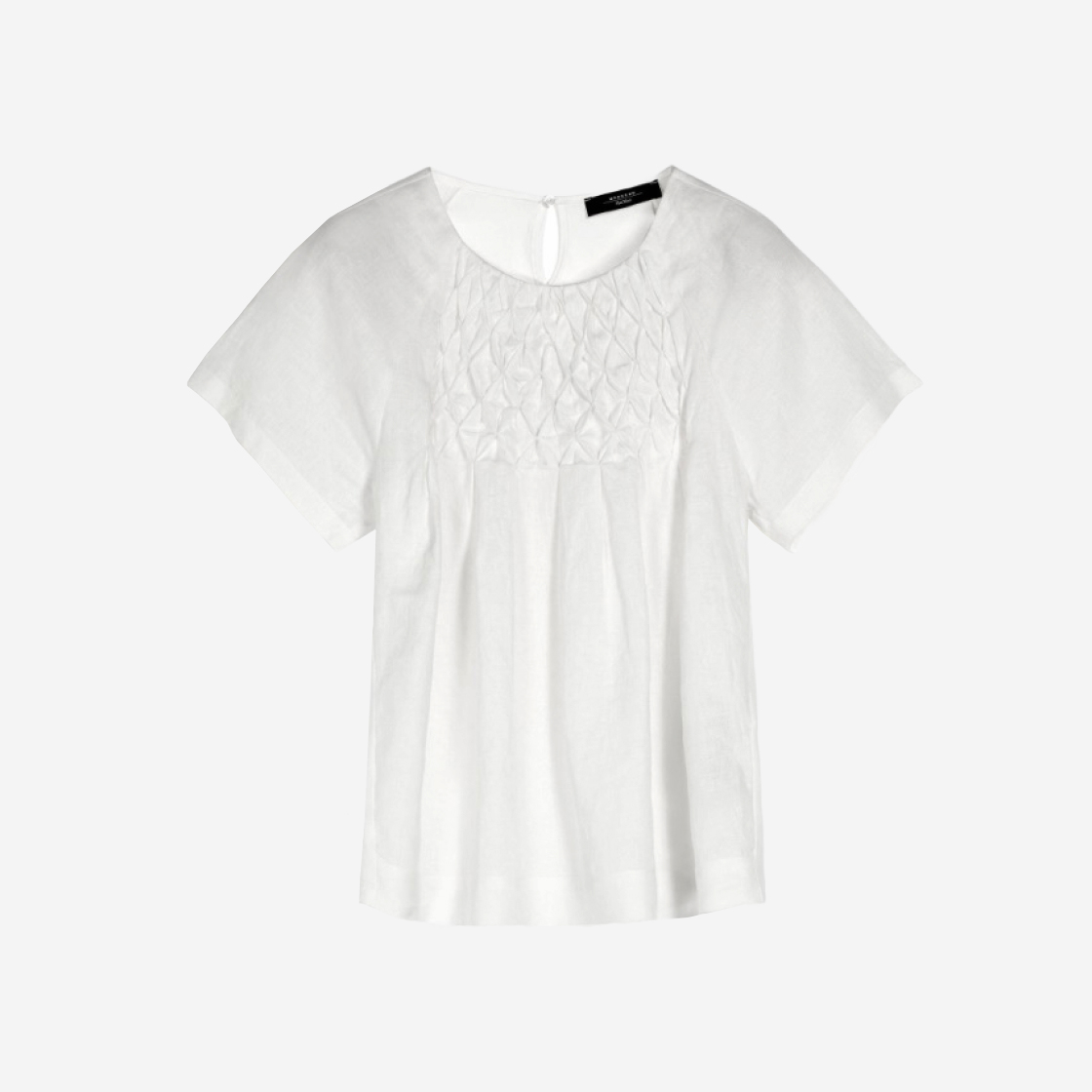 W 위켄드 막스마라 스탐파 린넨 블라우스 Max Mara Kream