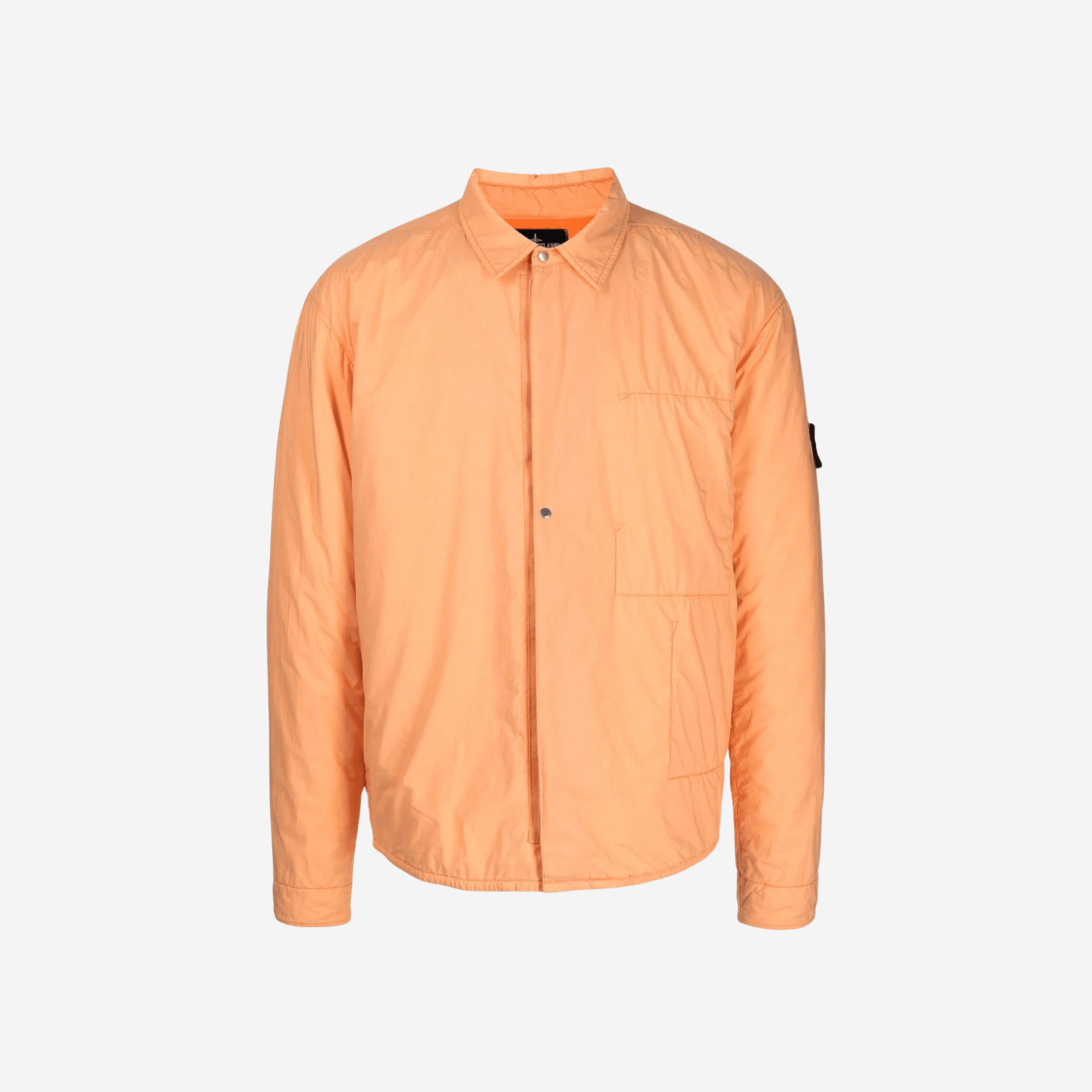 스톤 아일랜드 쉐도우 프로젝트 10412 HD 펠레 OVO 코튼-TC 패디드 오버셔츠 오렌지 - 22SS | Stone ...