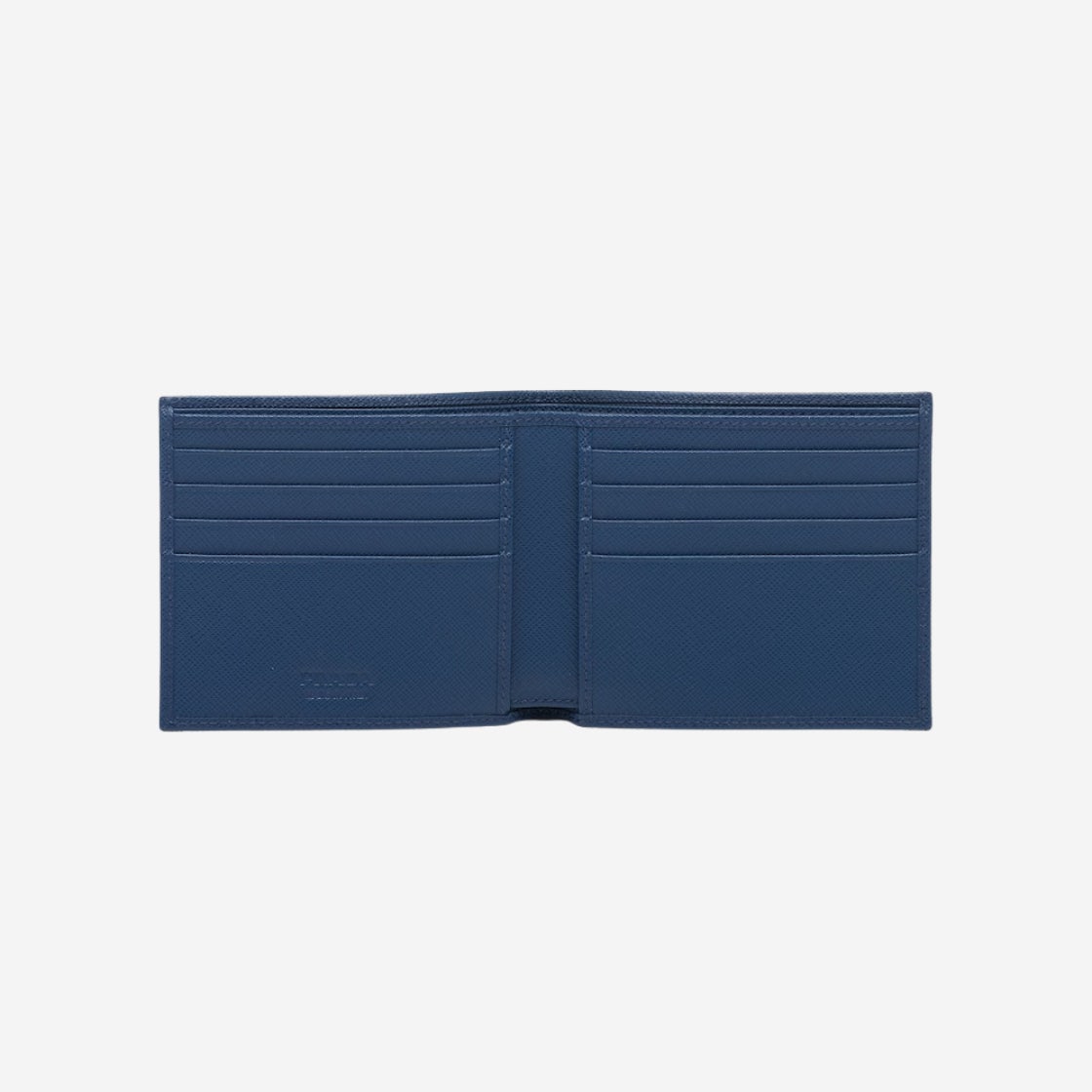 프라다 사피아노 레더 월렛 블루에뜨 | Prada | KREAM