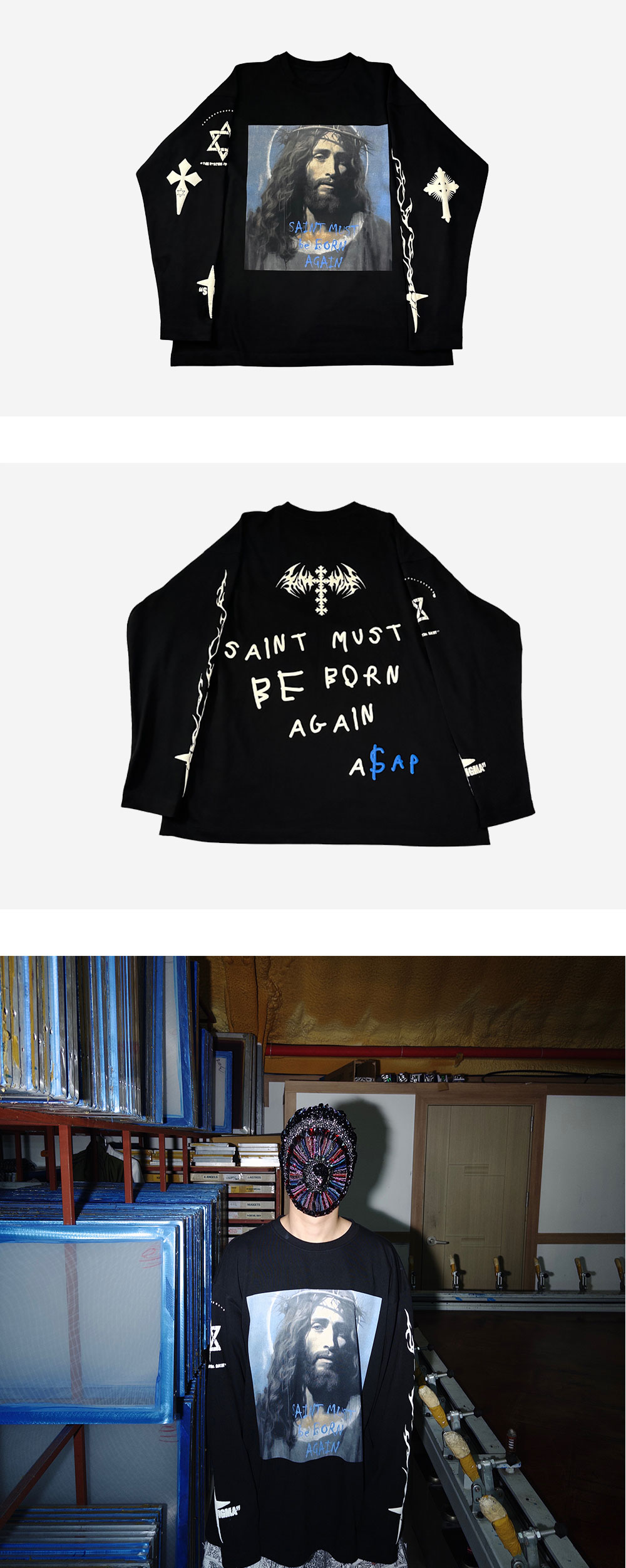 [KREAM 단독] 아워파스 061 세인트 롱슬리브 블랙 | Ourpas | KREAM