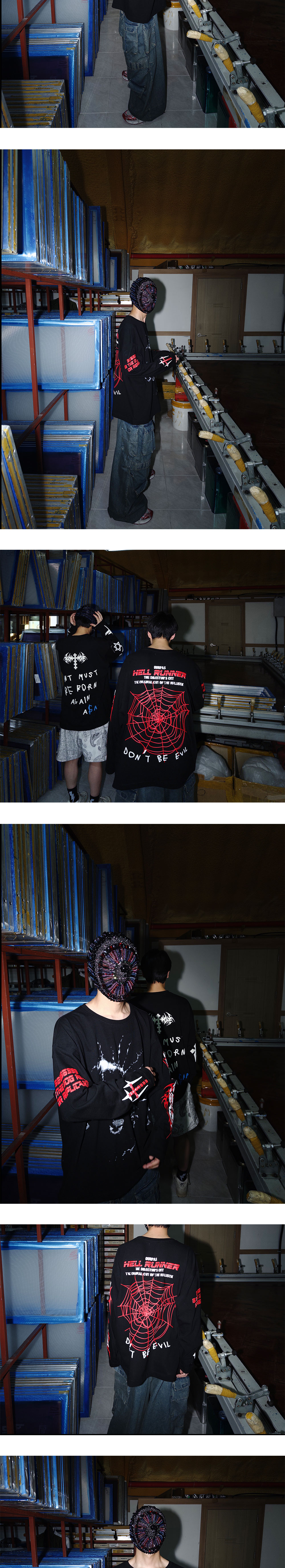 [KREAM 단독] 아워파스 061 헬러너 롱슬리브 블랙 | Ourpas | KREAM