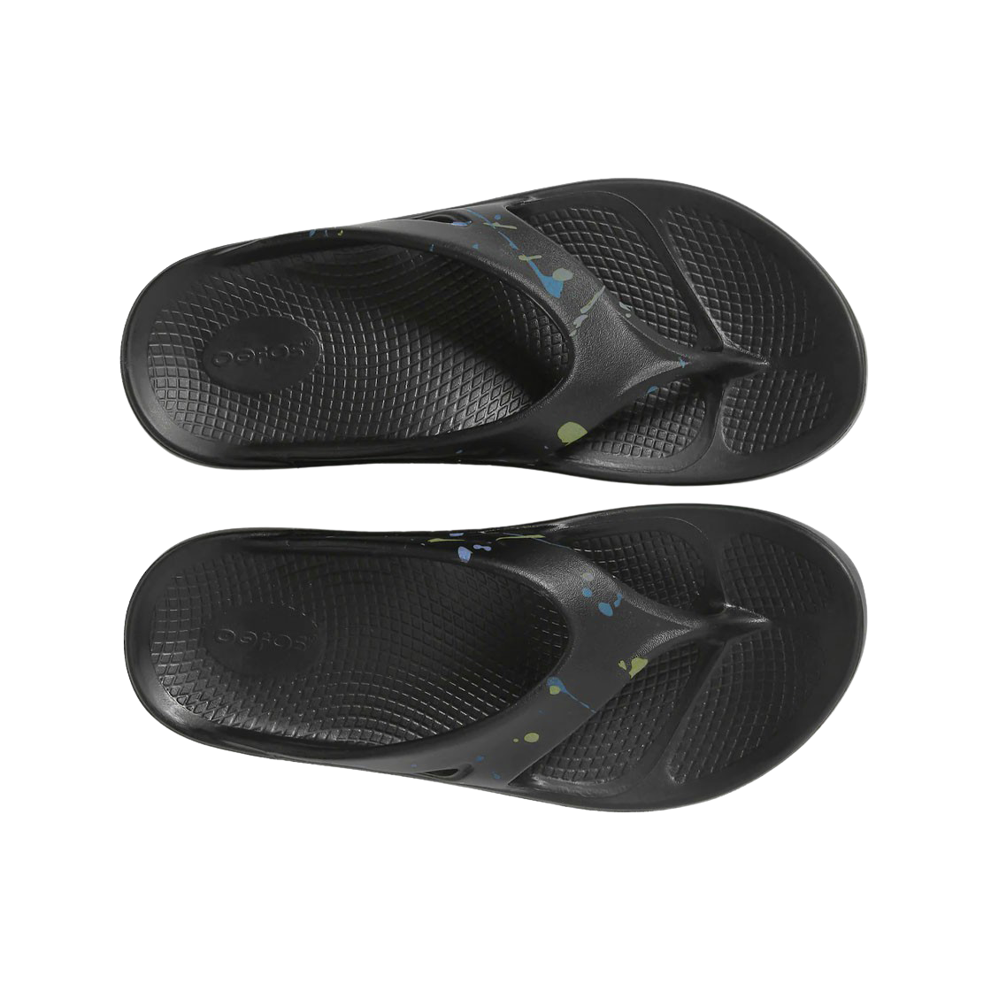 우포스 x 디스이즈네버댓 플립 플랍 블랙 | Oofos | KREAM