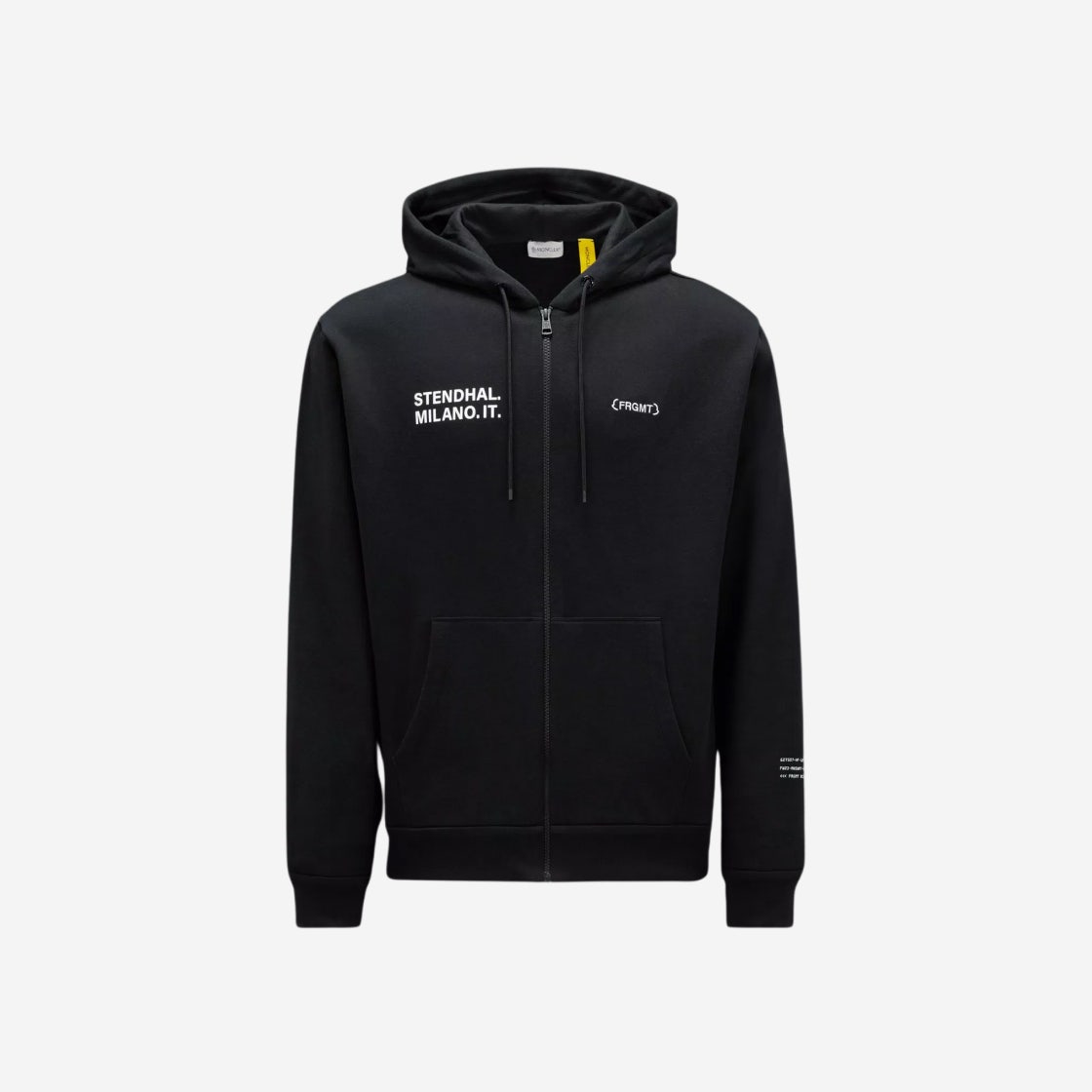 몽클레르 x 프라그먼트 로고 모티프 집업 후드 블랙 - 23FW | Moncler | KREAM
