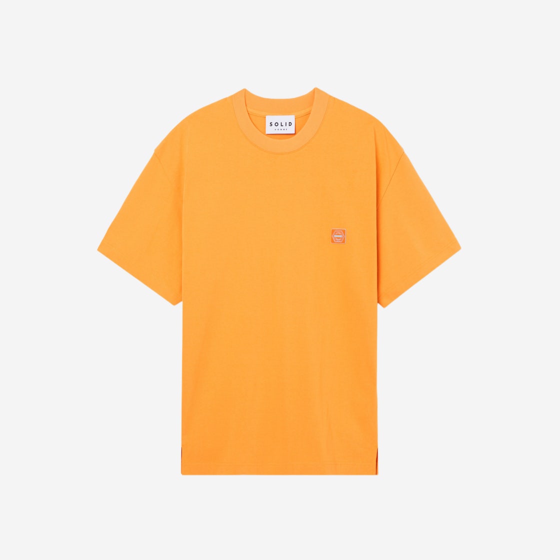 솔리드 옴므 그라디언트 백로고 티셔츠 오렌지 - 23SS | Solid Homme | KREAM