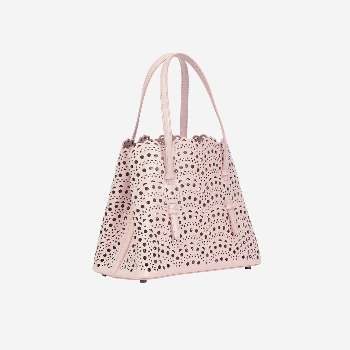 알라이아 비엔 웨이브 럭스 카프스킨 미나 25 백 핑크 | Alaia | KREAM