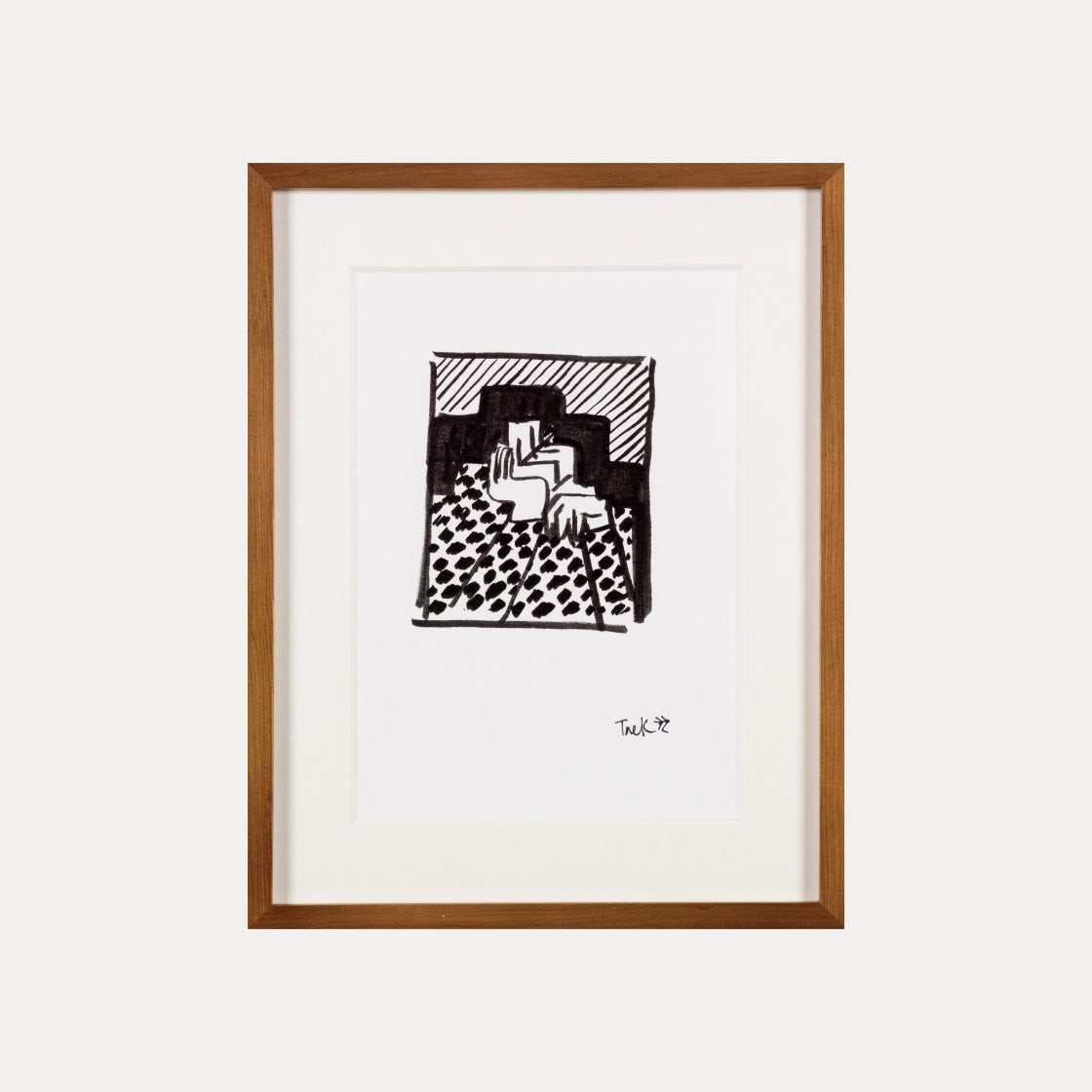 윤형택, Fondness 2306-17 드로잉 원화 | Yoon Hyungtaek | KREAM