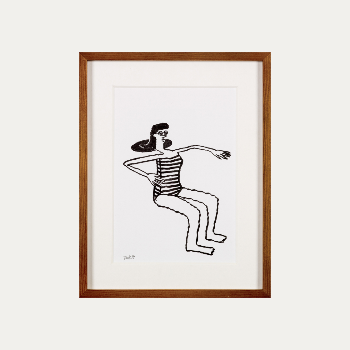 윤형택, Fondness 2306-14 드로잉 원화 | Yoon Hyungtaek | KREAM